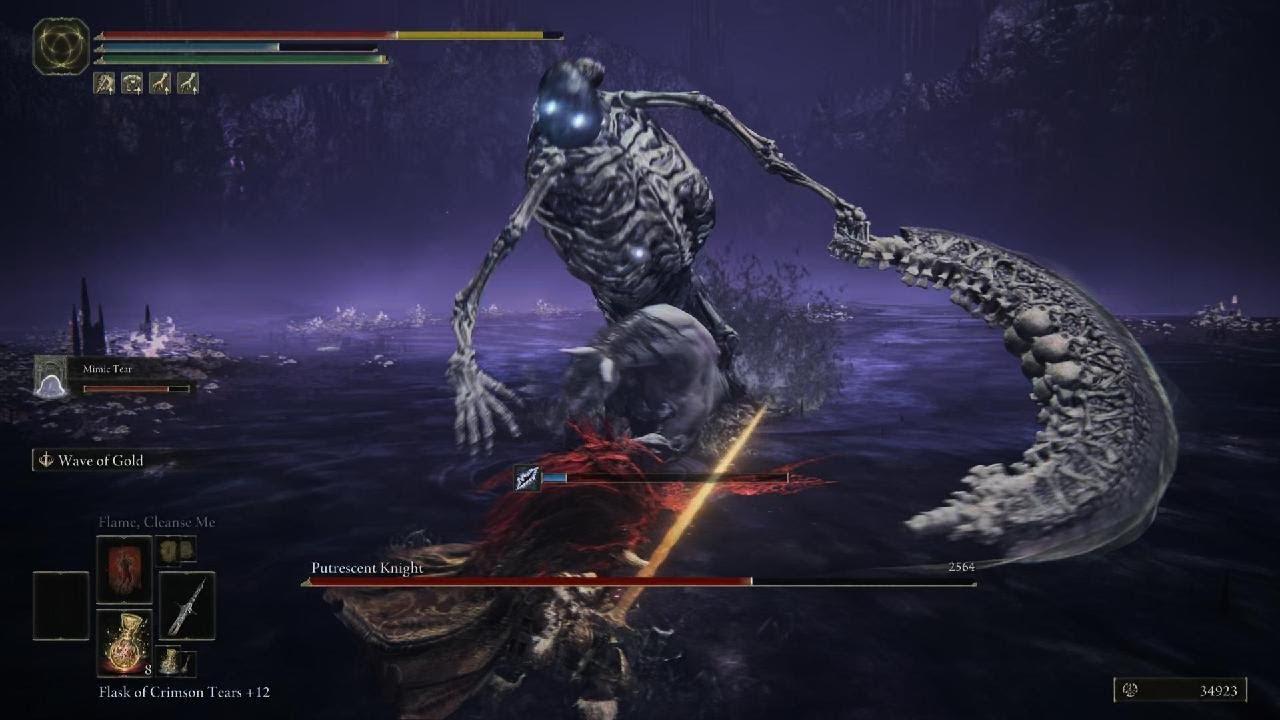 Putrescent Knight SotET ELDEN RING DLC - YouTube