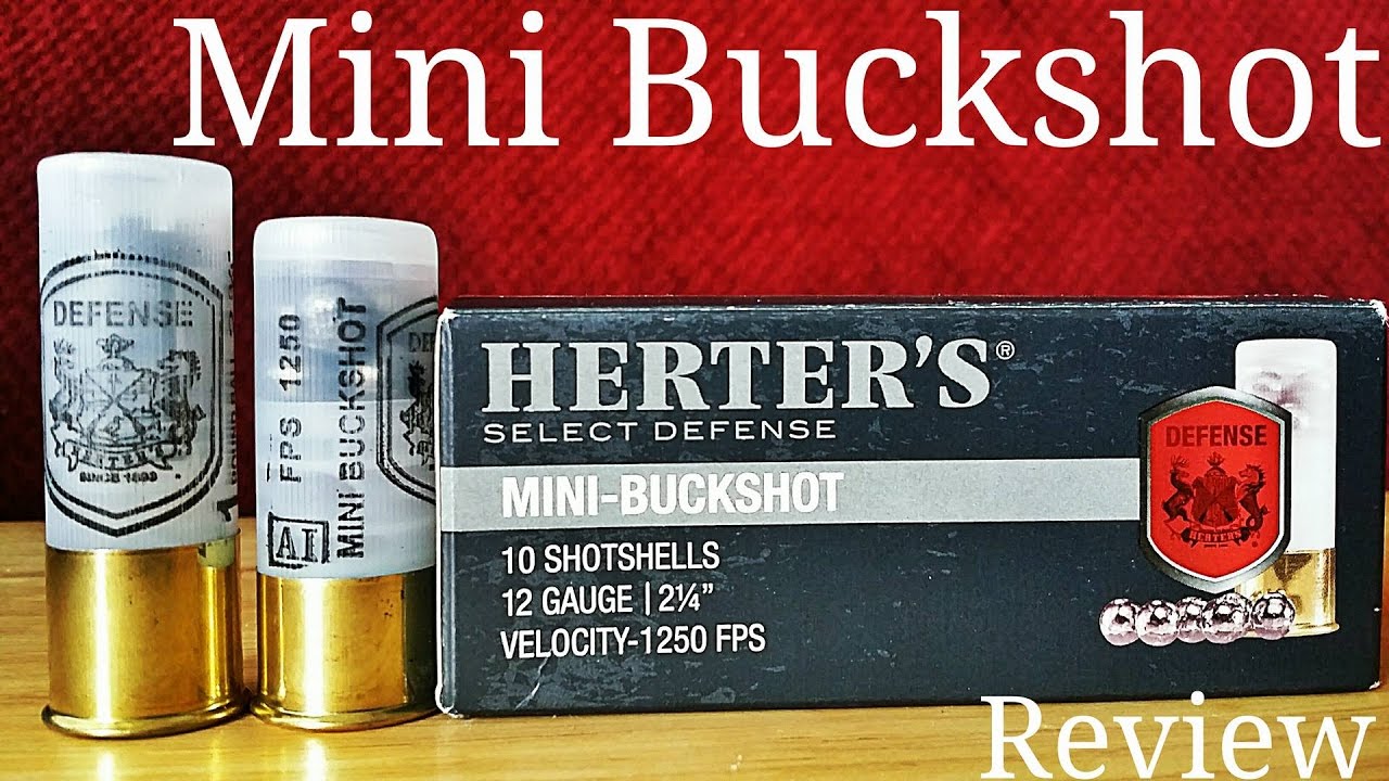 Herters Select Defense Mini Buckshot - YouTube