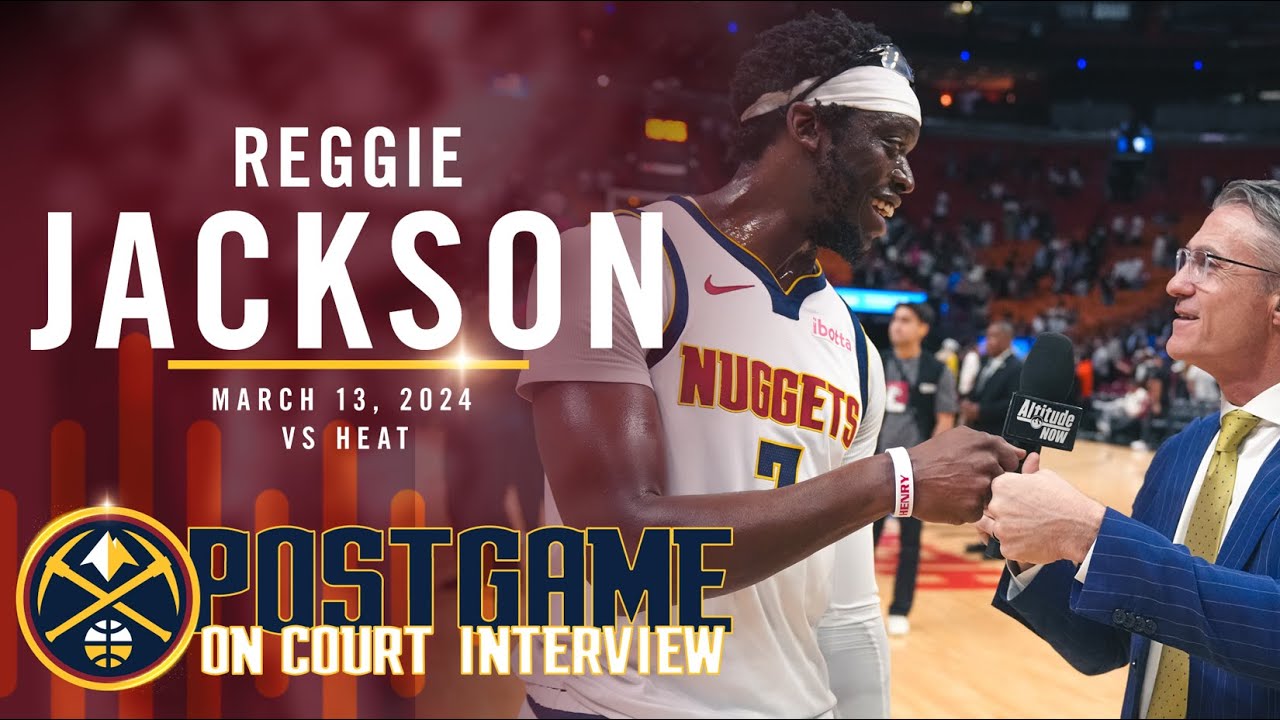 Reggie Jackson Full Post Game On Court Interview vs. Heat 🎙 - YouTube