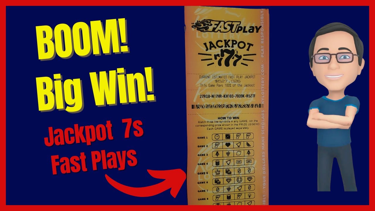 BOOM! BIG WIN!💥$10 Jackpot 7s Kentucky Lottery Fast Plays 💥Chasing Big ...