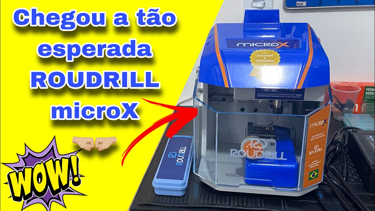 CHEGOU A TÃO ESPERADA ROUDRILL MICROX !!! - YouTube