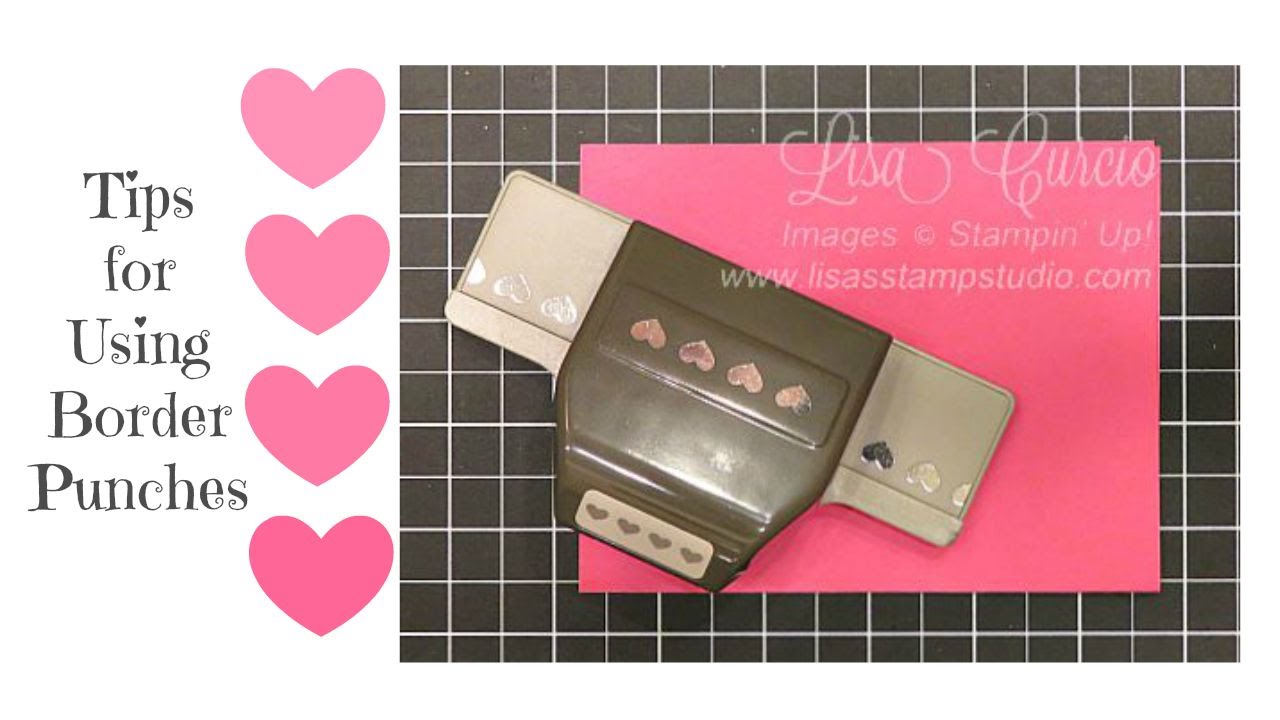 Tip for Using Border Punches - YouTube