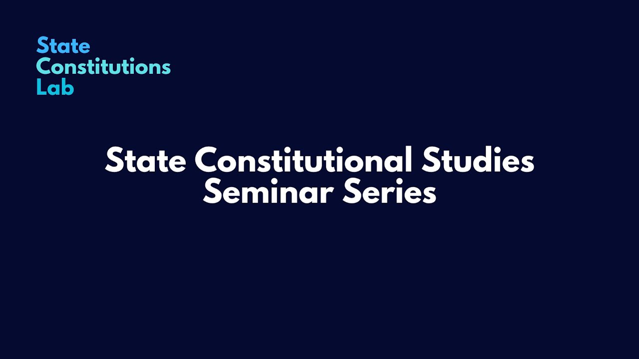 "Supervisory Power of State Supreme Courts" Adam Sopko 2/7/25 Seminar ...
