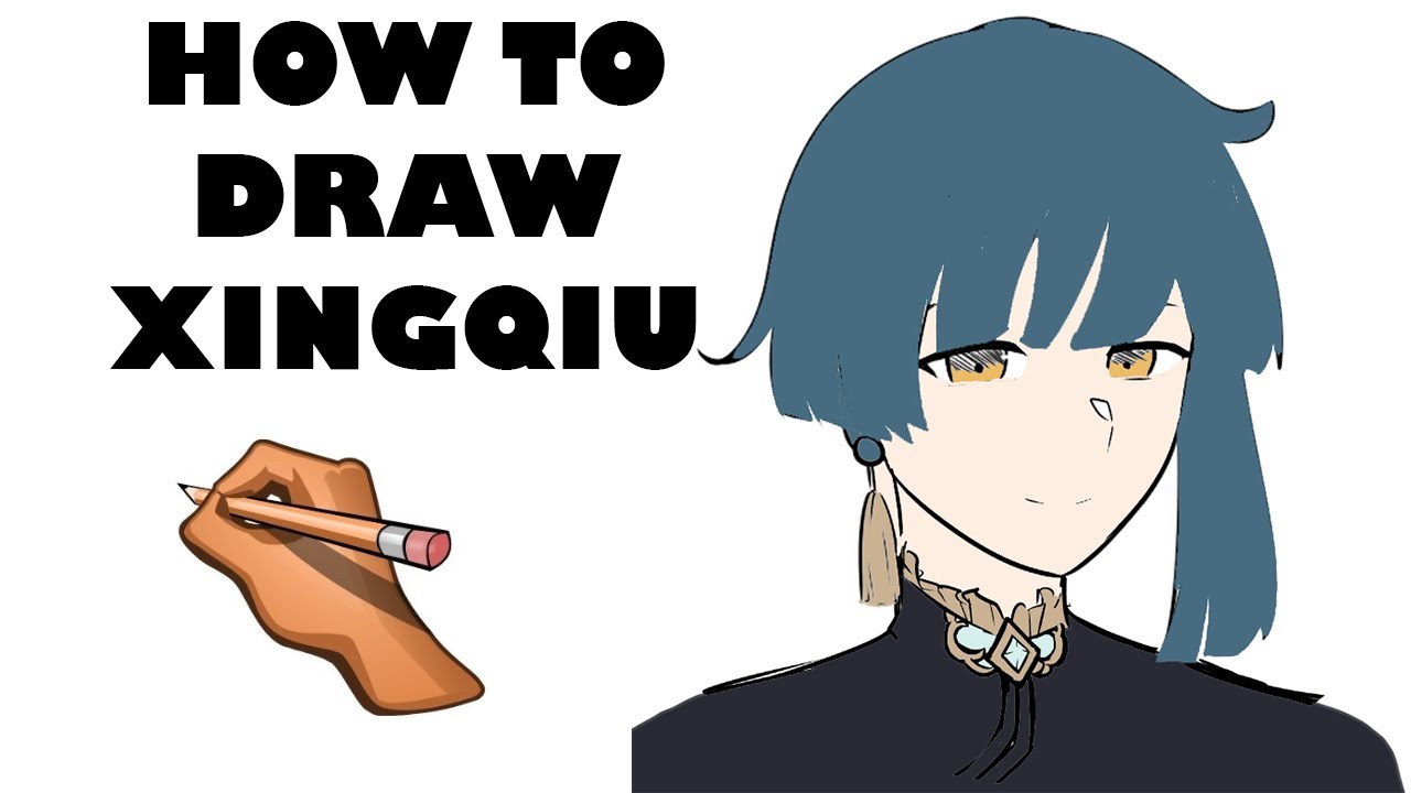 HOW TO DRAW XINGQIU || GENSHIN IMPACT - YouTube