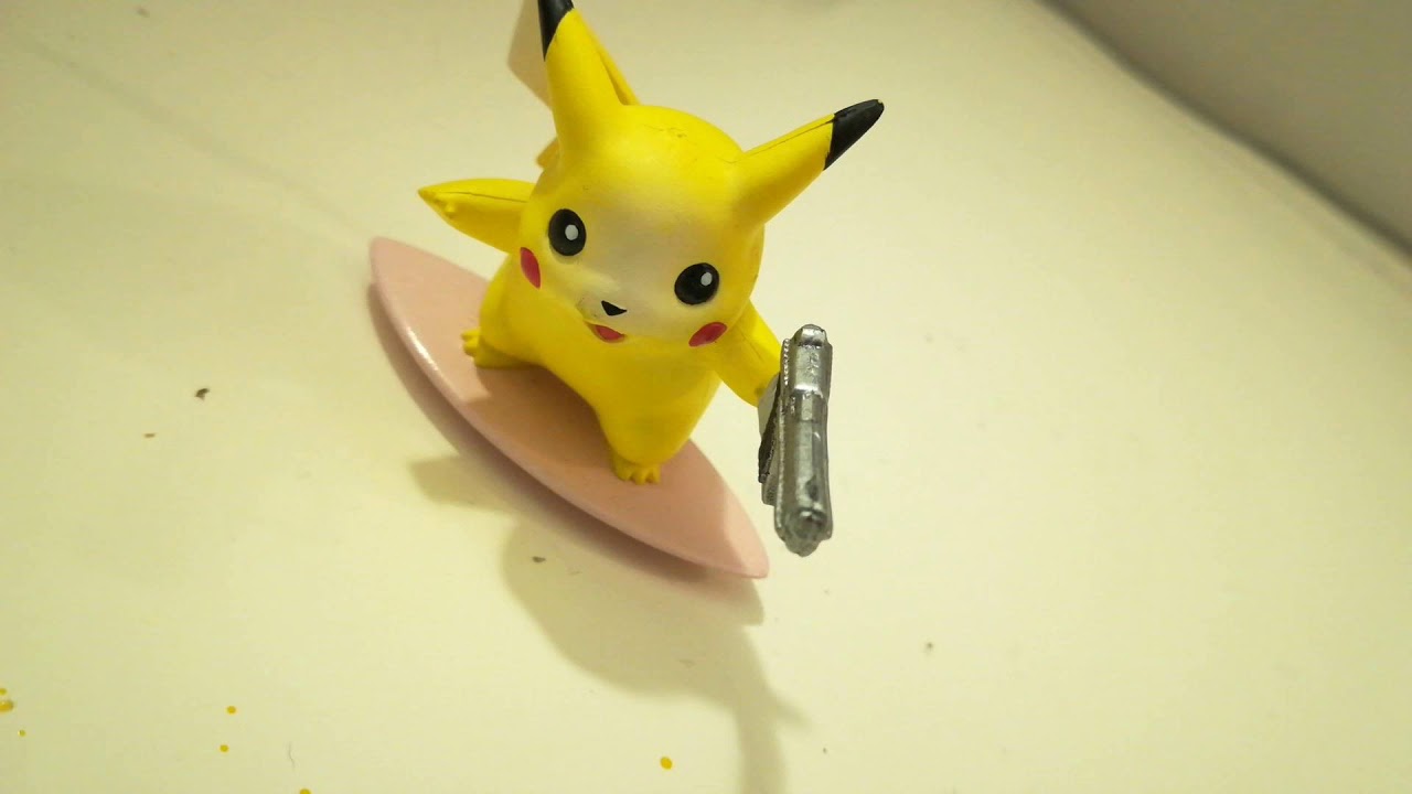 Pikachu with a gun - YouTube
