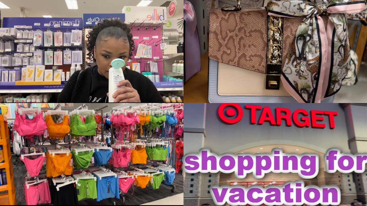 Shopping For Vacation + Target gives me anxiety | Haul - YouTube