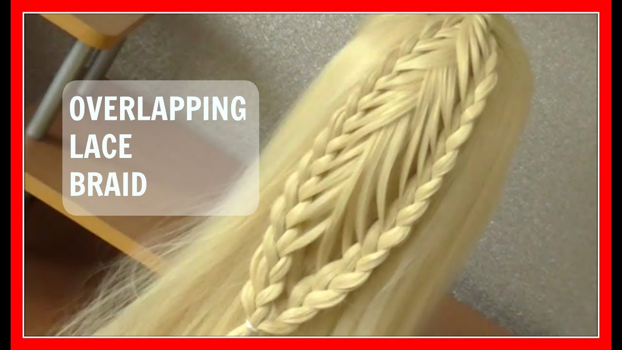 OVERLAPPING LACE BRAID HAIRSTYLE / HairGlamour Styles / Braids Hair ...