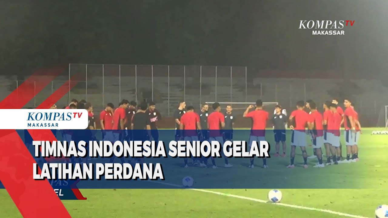 Timnas Indonesia Senior Gelar Latihan Perdana - YouTube