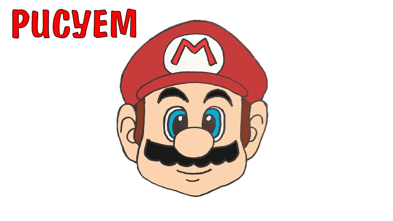 Как нарисовать Super Mario Youtube