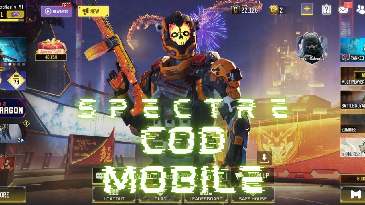 COD Mobile: Spectre Skin | Alcatraz Map with NEW INTRO!! - YouTube