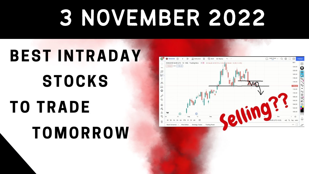 Intraday Stocks For Tomorrow 3 November 2022 | Trade With Discipline ...