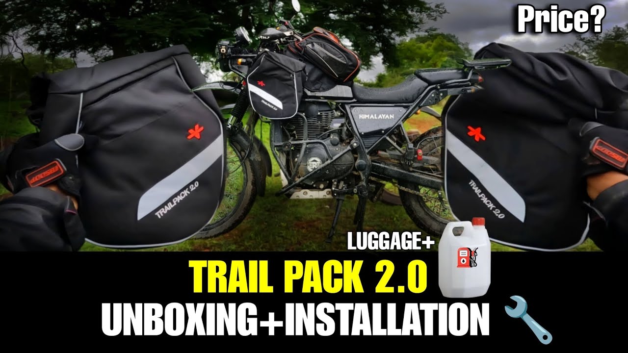 Himalayan Bike Trail Pack|Viaterra gears|Unboxing|Luggage bag|Tankbags ...