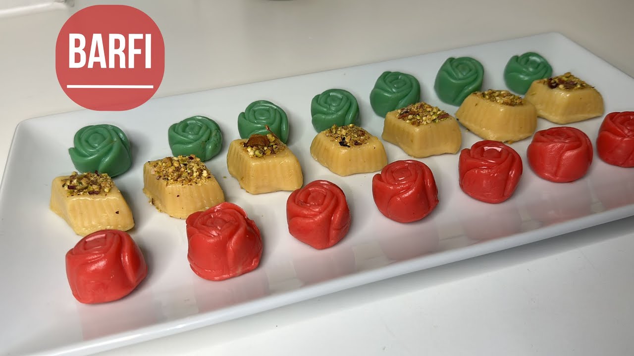 Barfi Recipe Using Only 2 INGREDIENTS!!! - YouTube