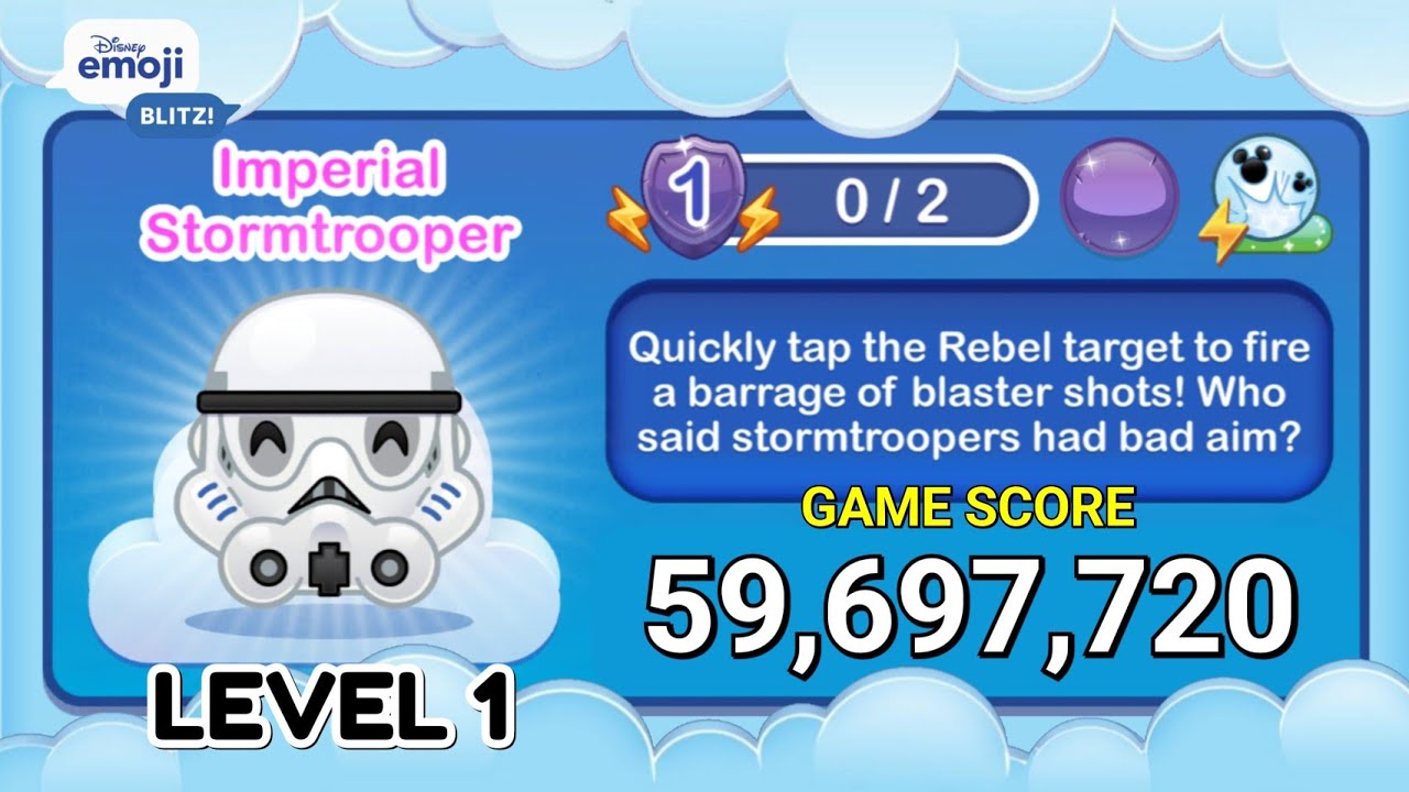 Disney Emoji Blitz IMPERIAL STORMTROOPER (L1) - Star Wars - Disney ...