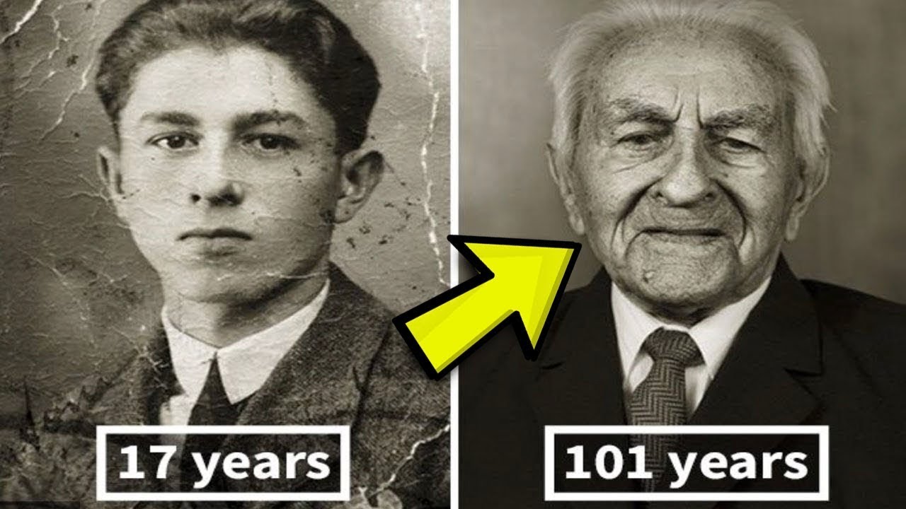 These Then and Now Photos Of 100 Year Olds And Their Younger Selves Are ...