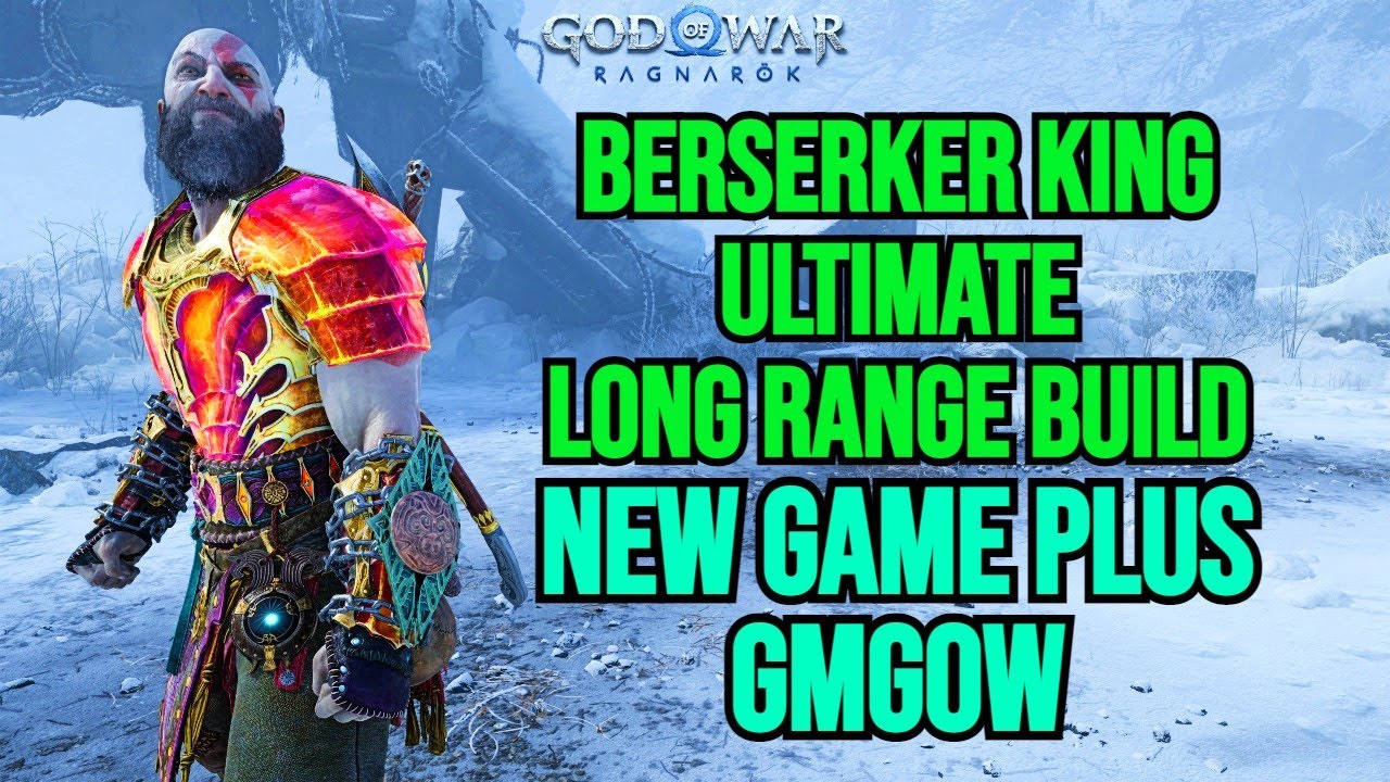 BERSERKER KING - LONG RANGE BUILD - NO DAMAGE - God Of War Ragnarok ...
