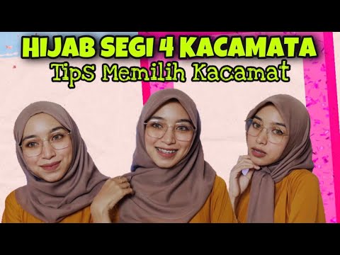 TUTORIAL HIJAB SEGI 4 KACAMATA TERBARU 2020