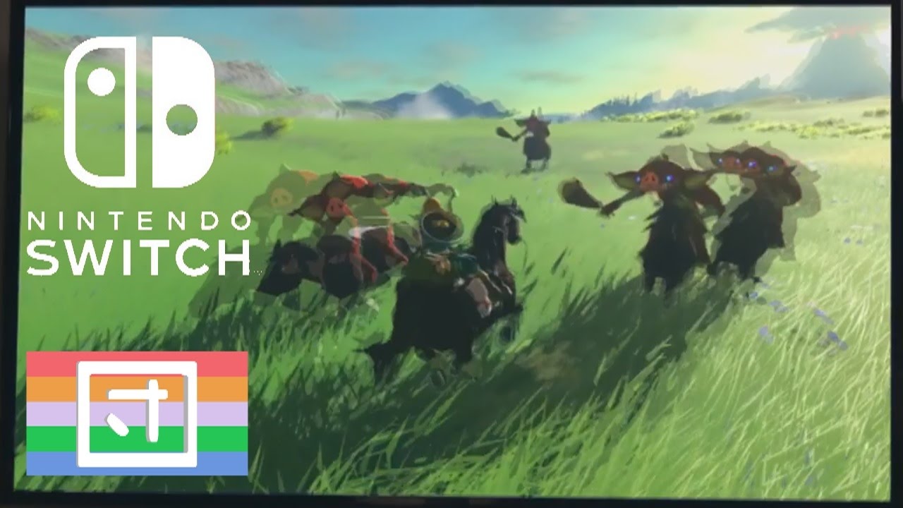 All Nintendo Switch gameplay zoomed. Skyrim and more - YouTube