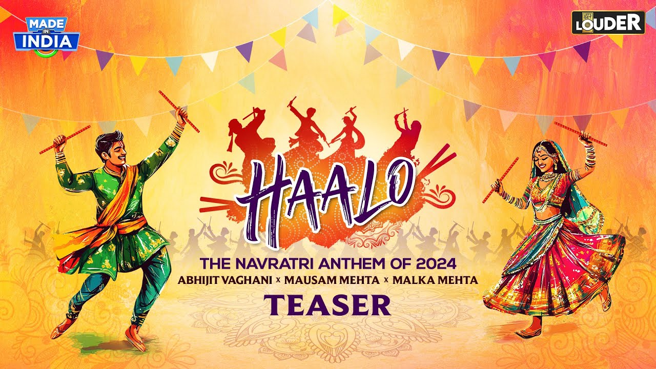 Haalo (Official Teaser) | Abhijit Vaghani | Mausam Mehta | Malka Mehta ...