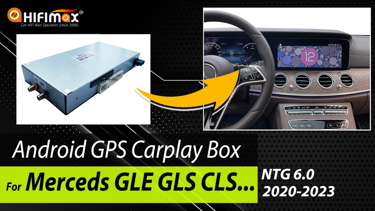 Mercedes GLE GLS CLS Android 12 GPS Apple Carplay Android Auto MMI Box ...