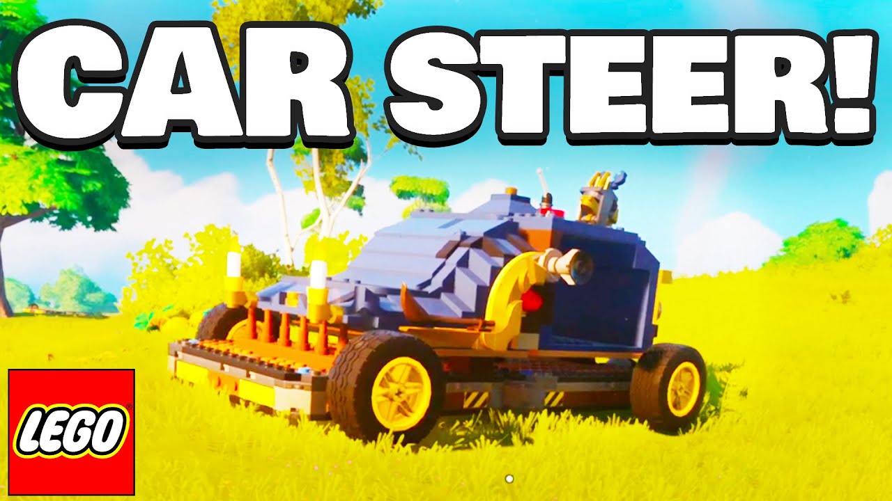 How to Make CAR with STEERING In LEGO Fortnite! - YouTube