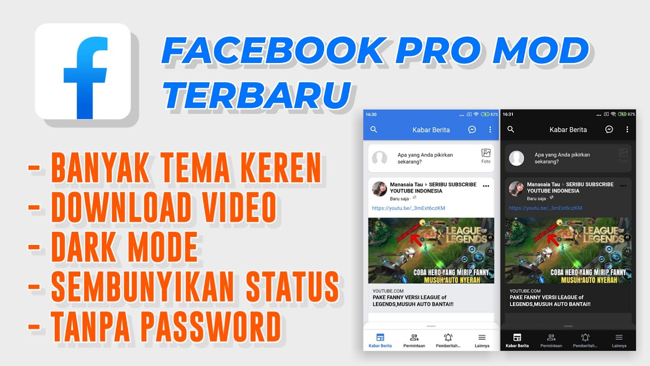 Facebook Mod Pro Terbaru 2020 Banyak Tema Keren dan Fitur Lainnya | fb ...