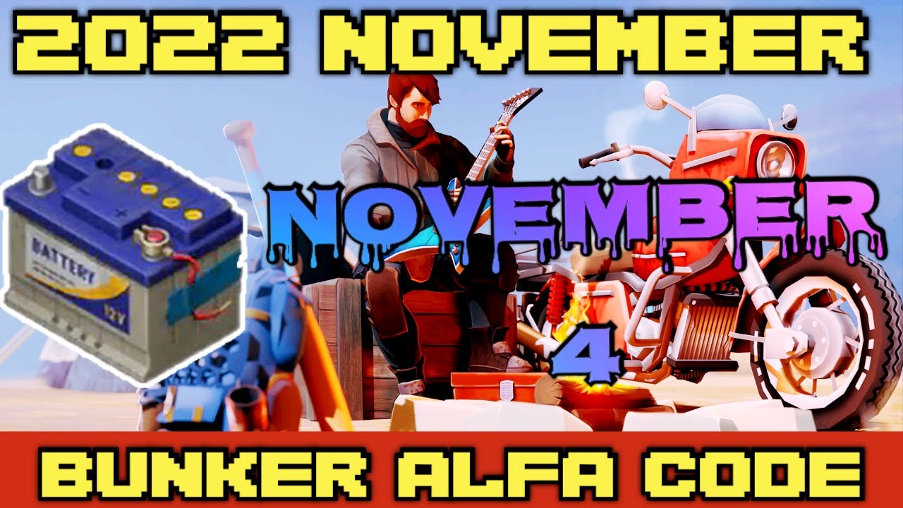 Bunker Alfa code Today November 4 2022 LDOE - Last Day On Earth ...