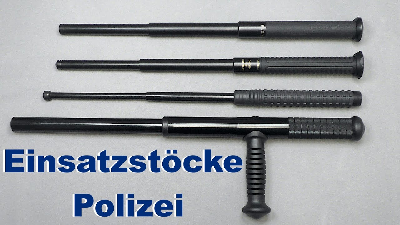 Einsatzmittel der Polizei/Tonfa/Teleskop-Tonfa/EKA/ Einsatzstock/ESP ...