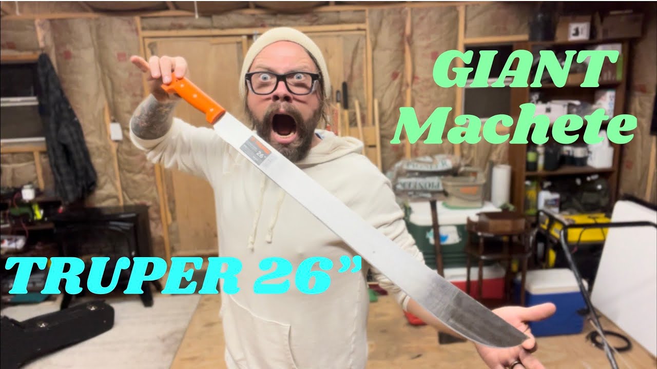 The GIANT TRUPER 26” Machete!! Unboxing review and initial impressions ...