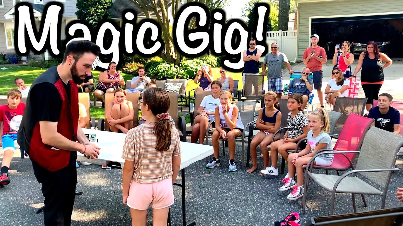 Block Party Magic Gig | Street Magic - YouTube