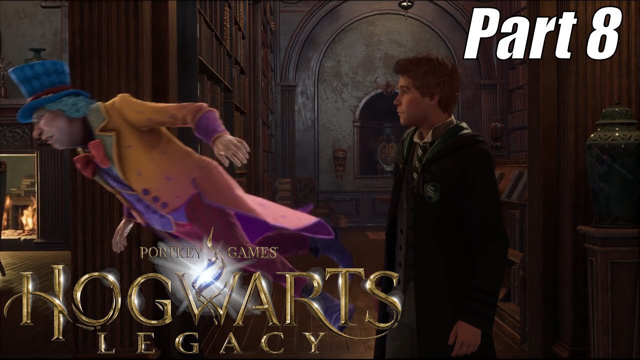 The Forbidden Section of the Library! HOGWARTS LEGACY - Part 8 GAMEPLAY ...
