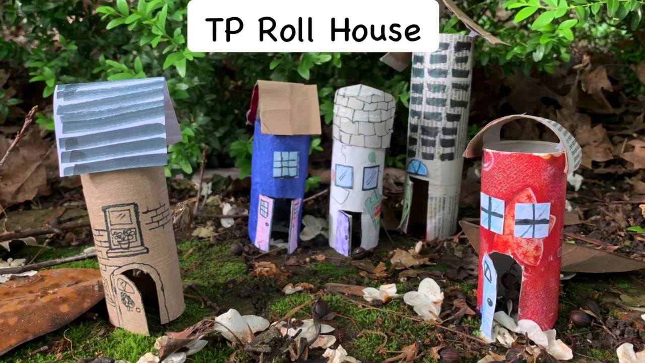 Toilet Paper Roll Houses - YouTube