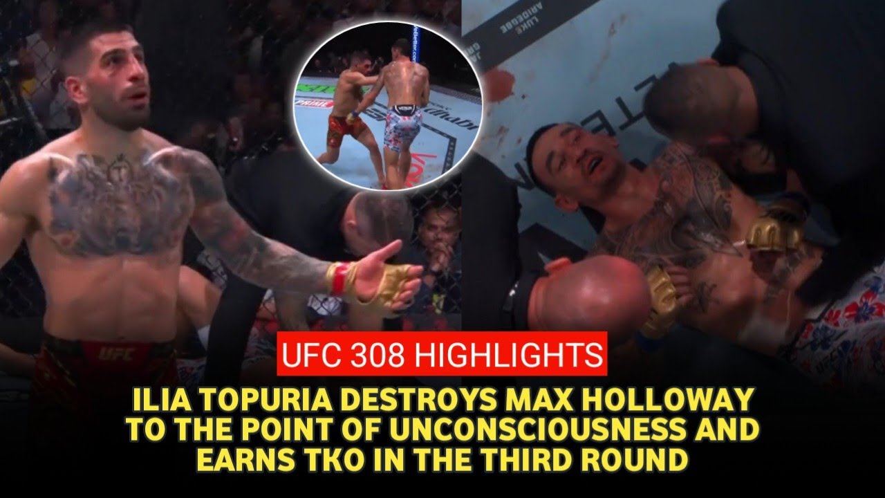 UFC 308 results: Ilia Topuria becomes first to knock out Max Holloway ...