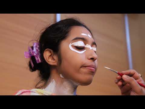 Indian Body Painting by Sailesh Chatterjee