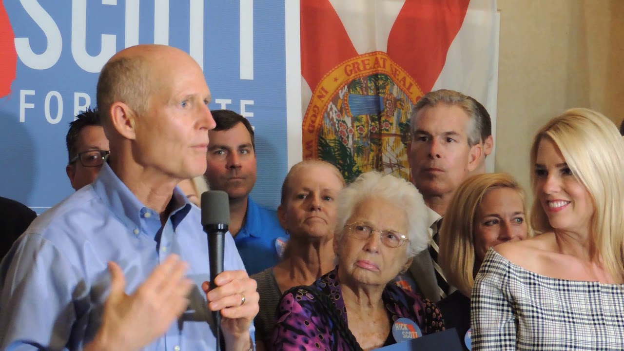 Rick Scott Rally in Tampa: WMNF News - YouTube