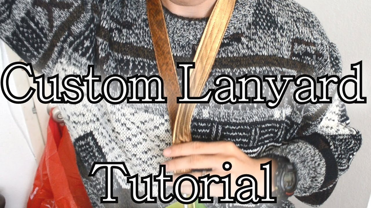 DIY: How to make a Lanyard | From Scratch #1 - YouTube
