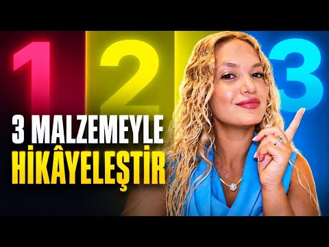 3 Malzemeyle Storytelling Öğren 