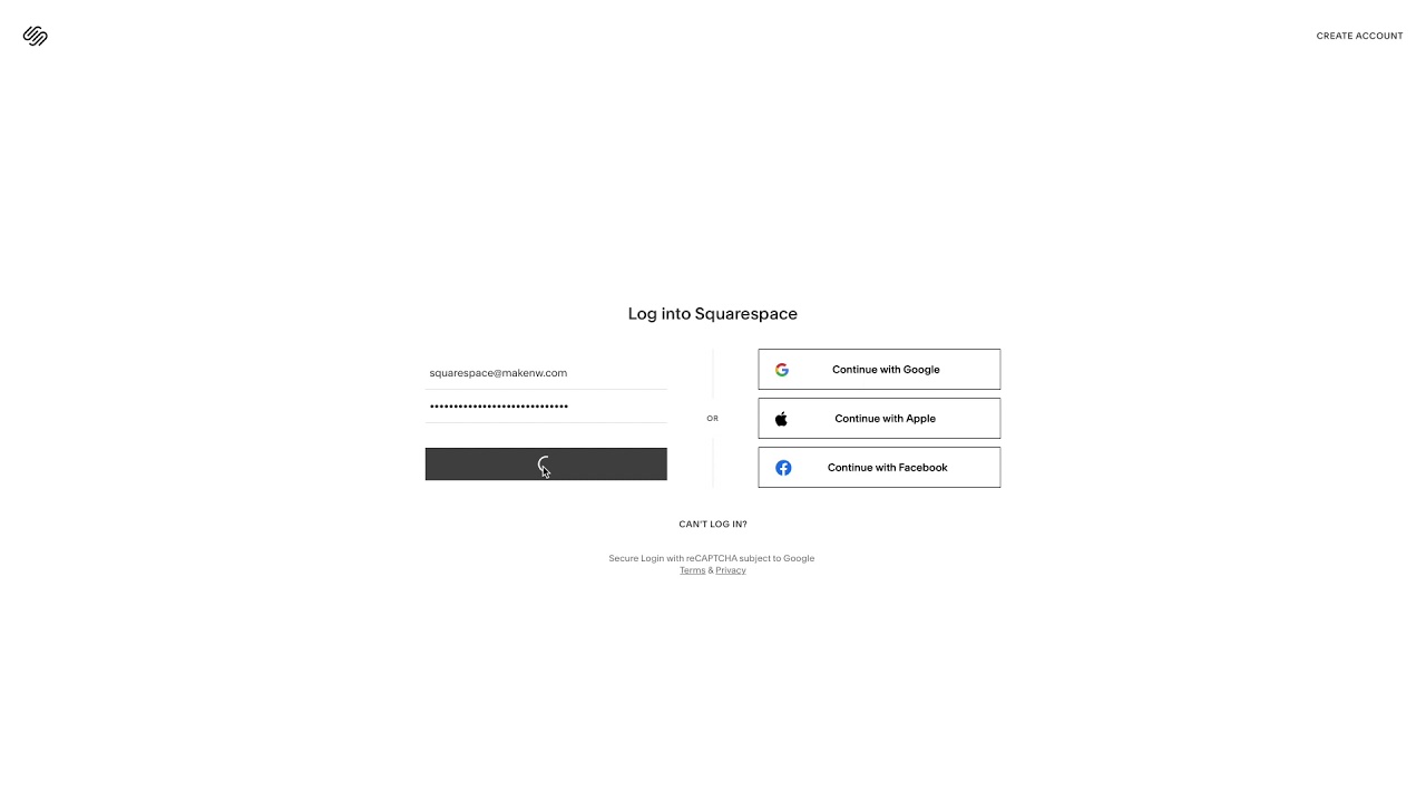 Squarespace Tutorial: Logging In - YouTube