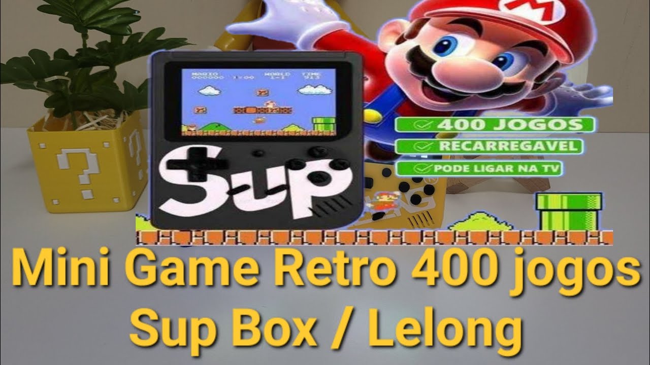 Mini Game Retro 400 in 1, Achadinhos Shopee Melhor mini Game Classicos ...