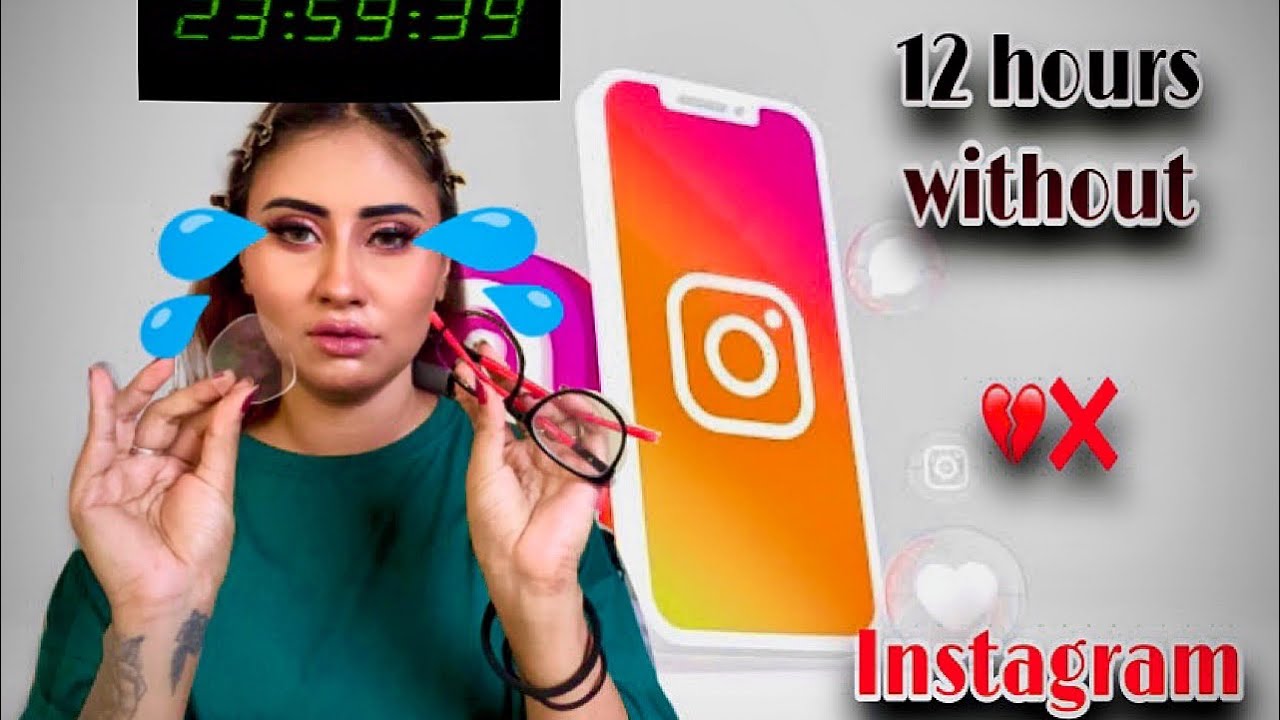 12 hours without social media 😭 |instagram addiction|| social media ...