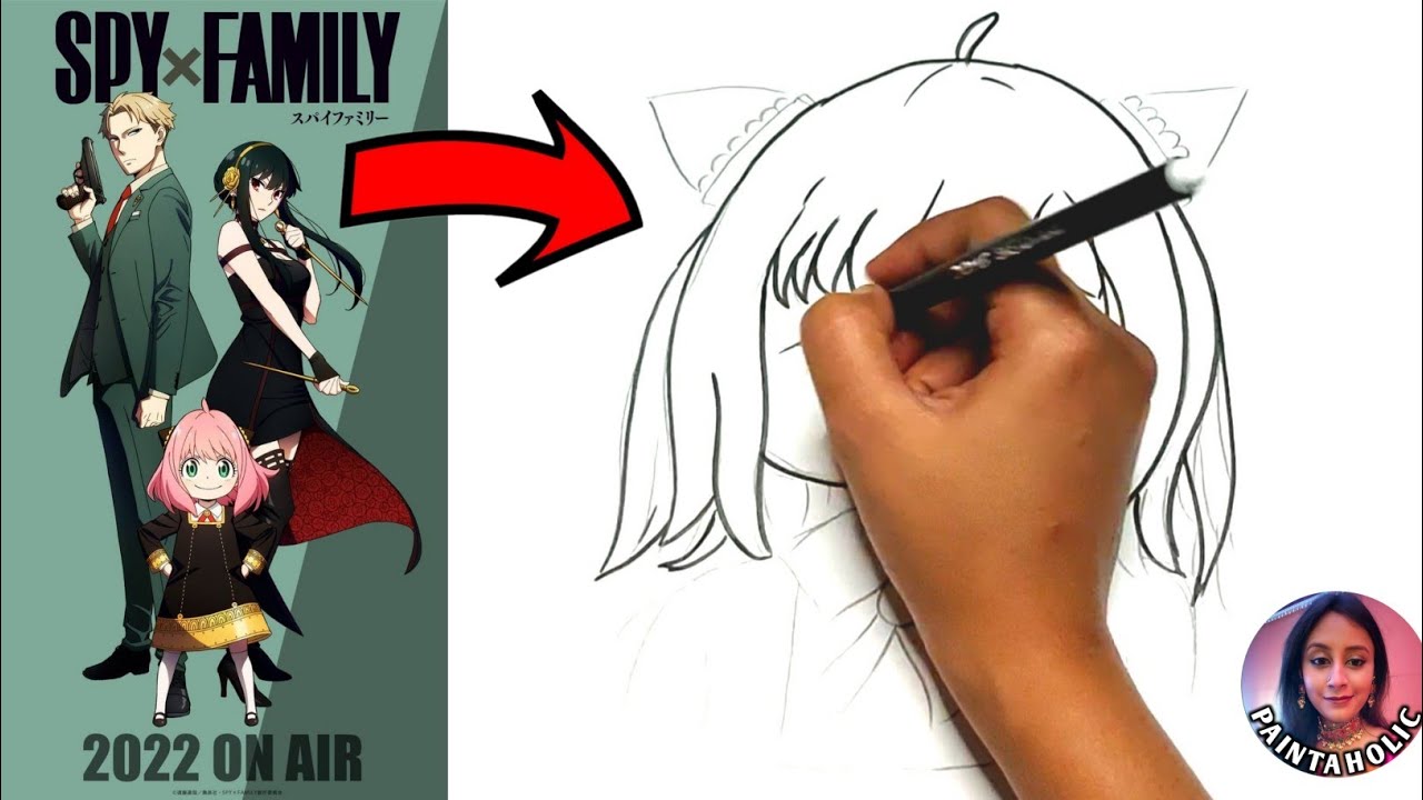 SPY × FAMILY ~ Anya Forger Fan Art [Anime Character Art Tutorial ...