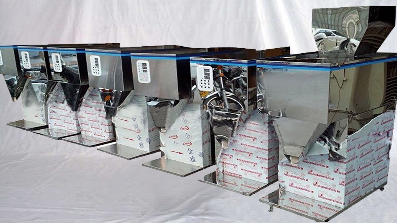 granules powder rice flour racking packing machine semi automatic 2g ...