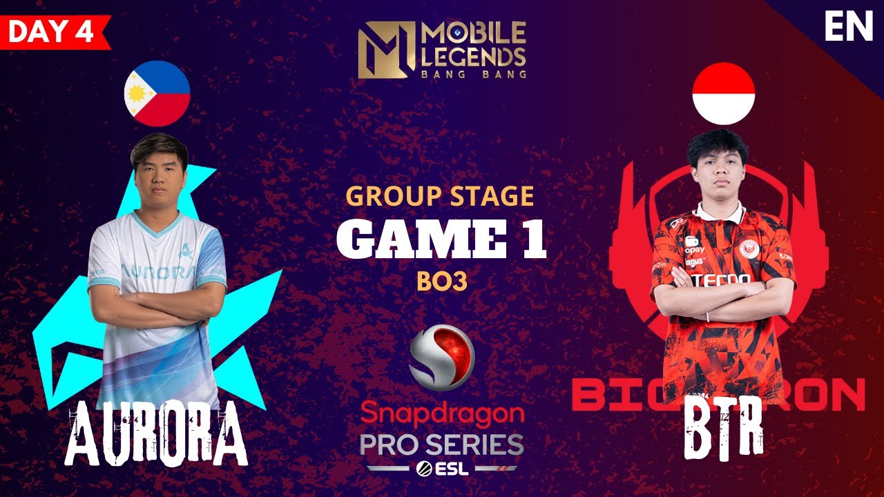 AURORA MLBB VS BIGETRON ALPHA | RORA VS BTR | GAME 1 | Snapdragon ...