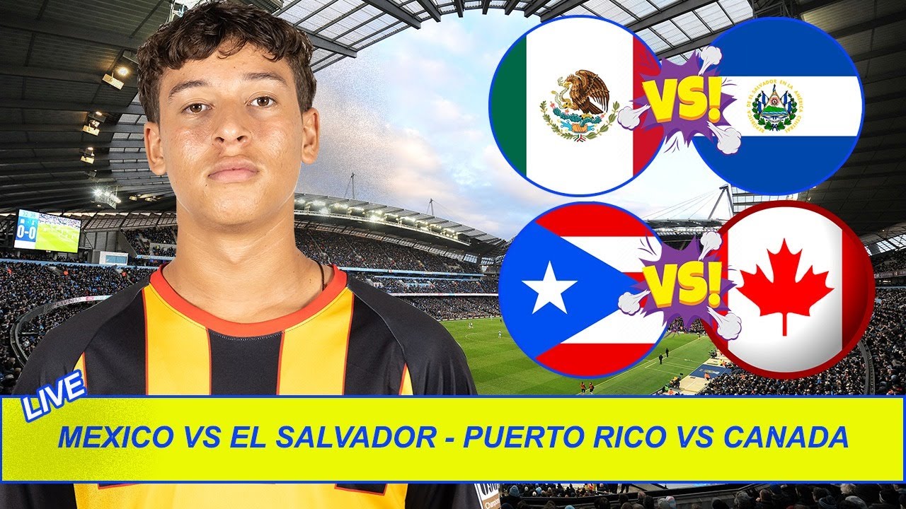 Mexico vs El salvador | Live Concacaf U-17 Championship Watchalong ...