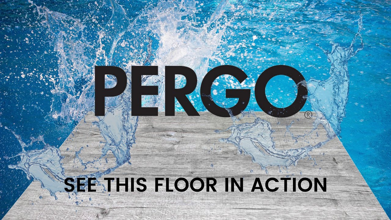 Pergo WATERPROOF Laminate with WetProtect Technology - YouTube