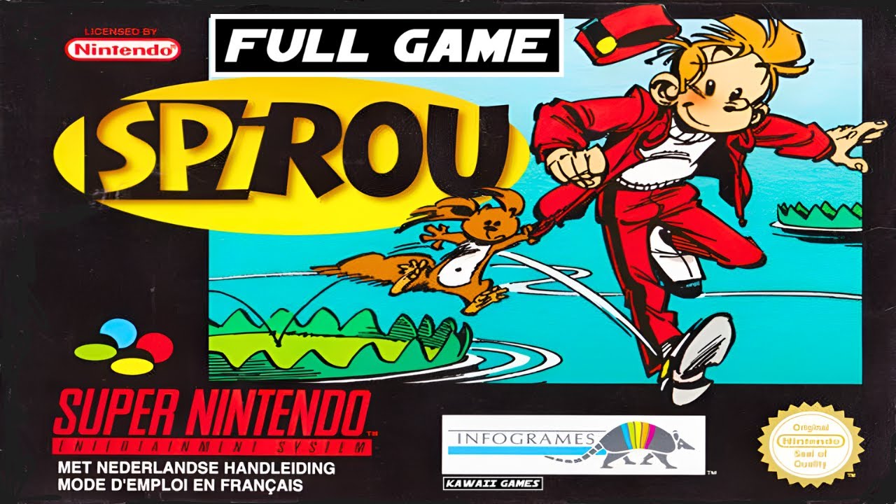 Spirou [SNES] Gameplay Walkthrough FULL GAME [4K60ᶠᵖˢ🔴] - YouTube