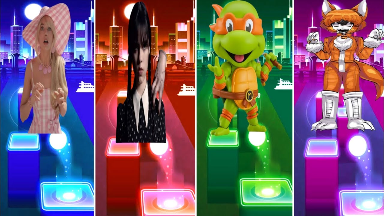 Barbie 🆚Wednesday Addams🆚Teenage Mutant Ninja Turtles Mutant Mayhem🆚 ...