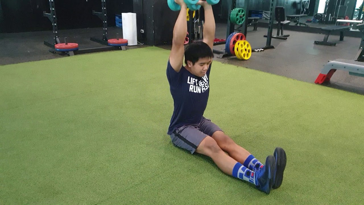 DB Sit-up Reach - YouTube