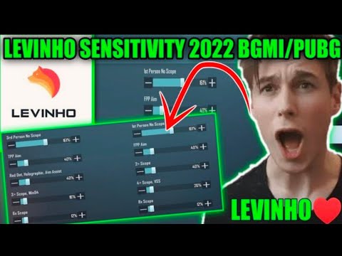 LEVINHO BGMI/PUBG NEW SENSITIVITY 2022 WITH SENSI CODE COMPETITIVE ...