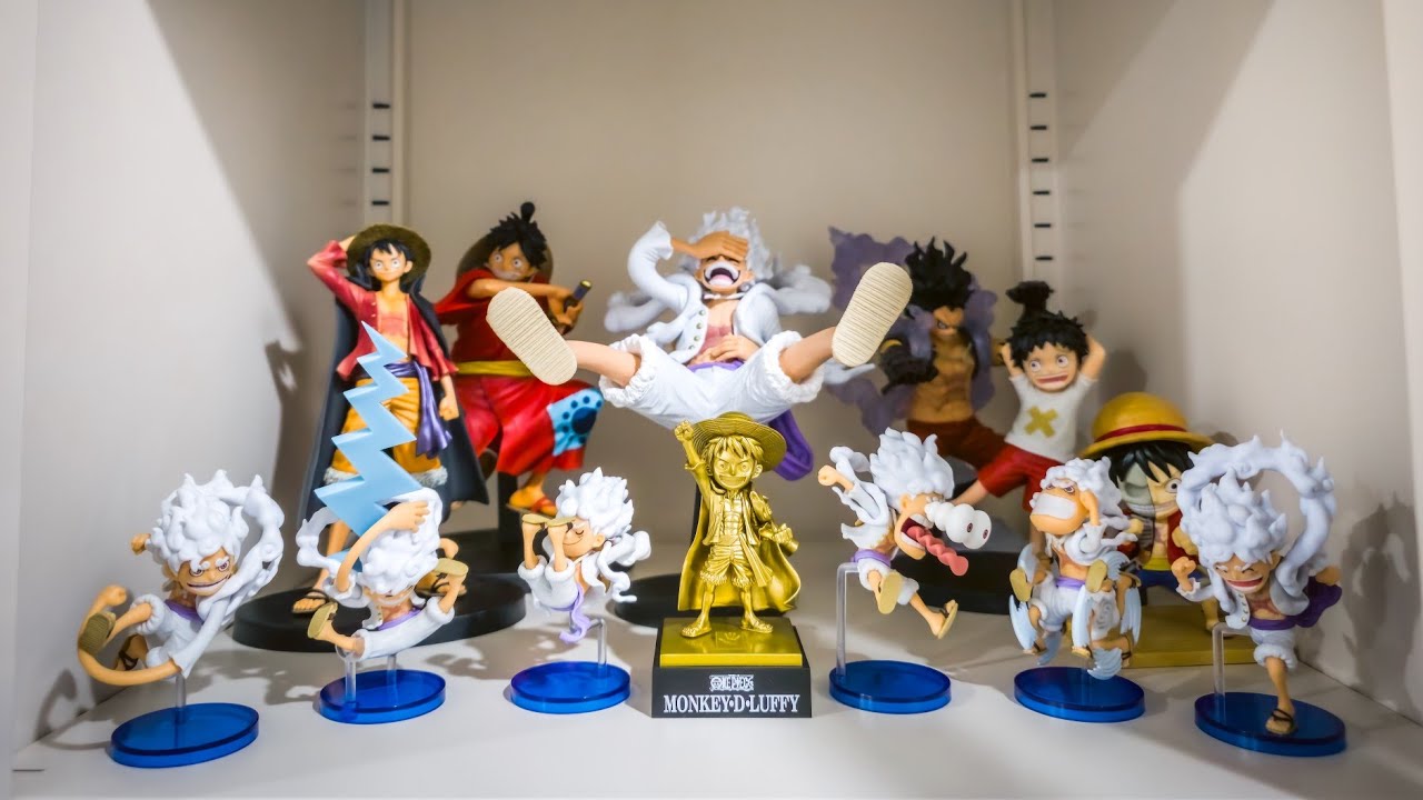 ONE PIECE Banpresto WCF - Monkey D. Luffy G5 SPECIAL Set of 5 Unboxing ...